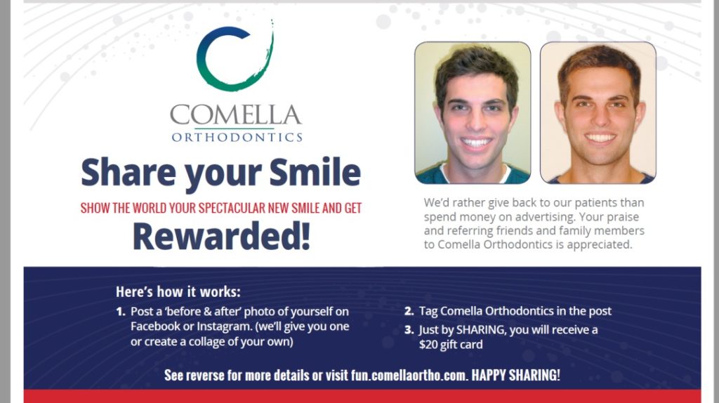 'Share Your Smile' Program! | Comella Orthodontics